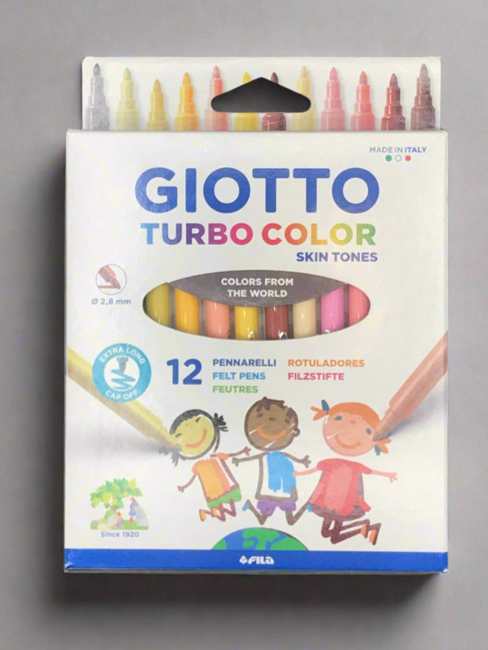 Giotto Turbo Colour Felt Tip Pens - Skin Tones – Children’s Scrapstore