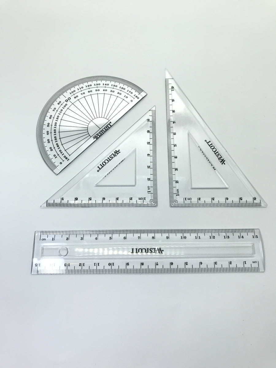 Westcott Geometry and Ruler Set – Children’s Scrapstore